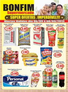 02 Panfleto Supermercados Bonfin 04 09 2013 | Gráfica Rotativa