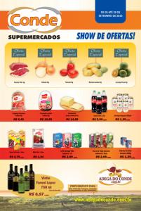 02 Panfleto Supermercados Conde 03 09 2013 | Gráfica Rotativa