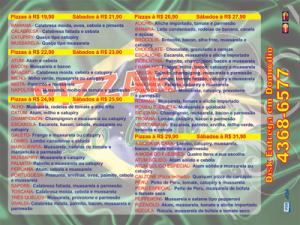 06 Panfleto Pizzaria Cardapio Babbo 25 04 2014 | Gráfica Rotativa